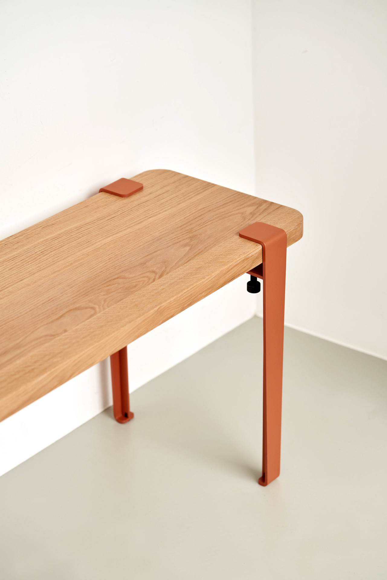 Lot de 3 ou 4 pieds de table 43 cm en acier | TIPTOE