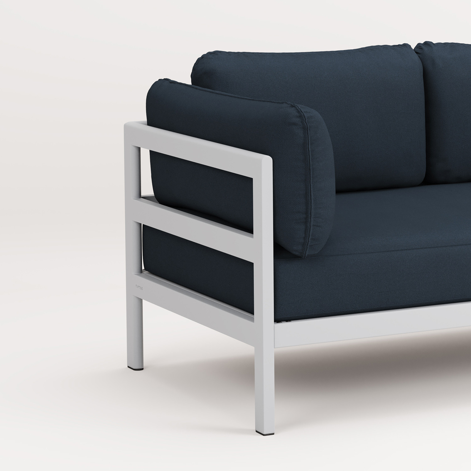 2 seats EASY sofa, recycled fabric, comfortable and timeless