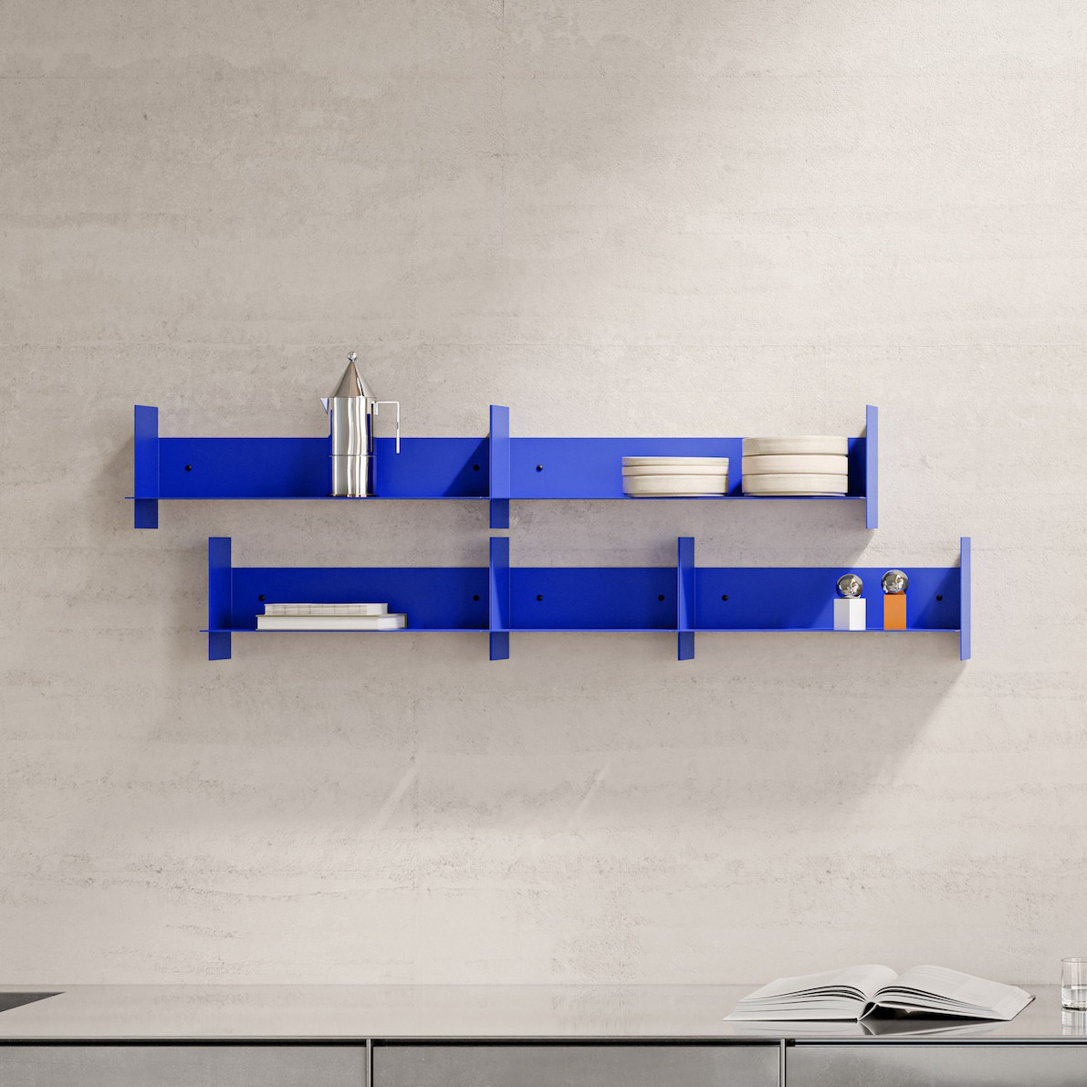 TIPTOE x KLEIN BLUE Etagere murale PLI